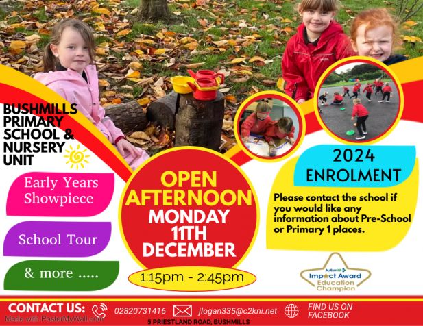 Bushmills Primary School & Nursery | PS